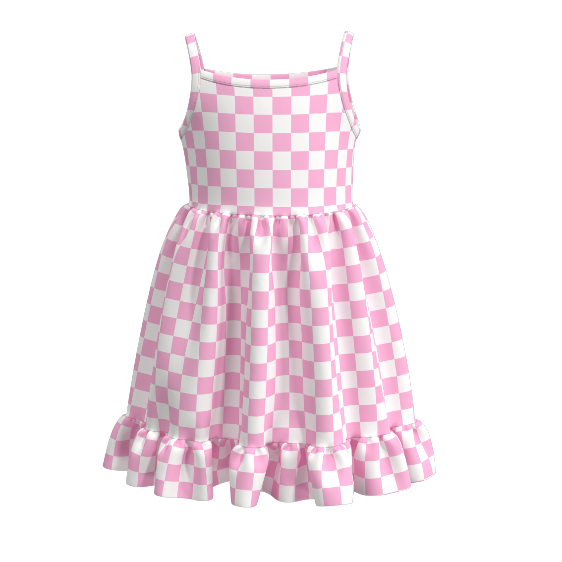 Summer plaid ruffle dress – StylechildbyJL