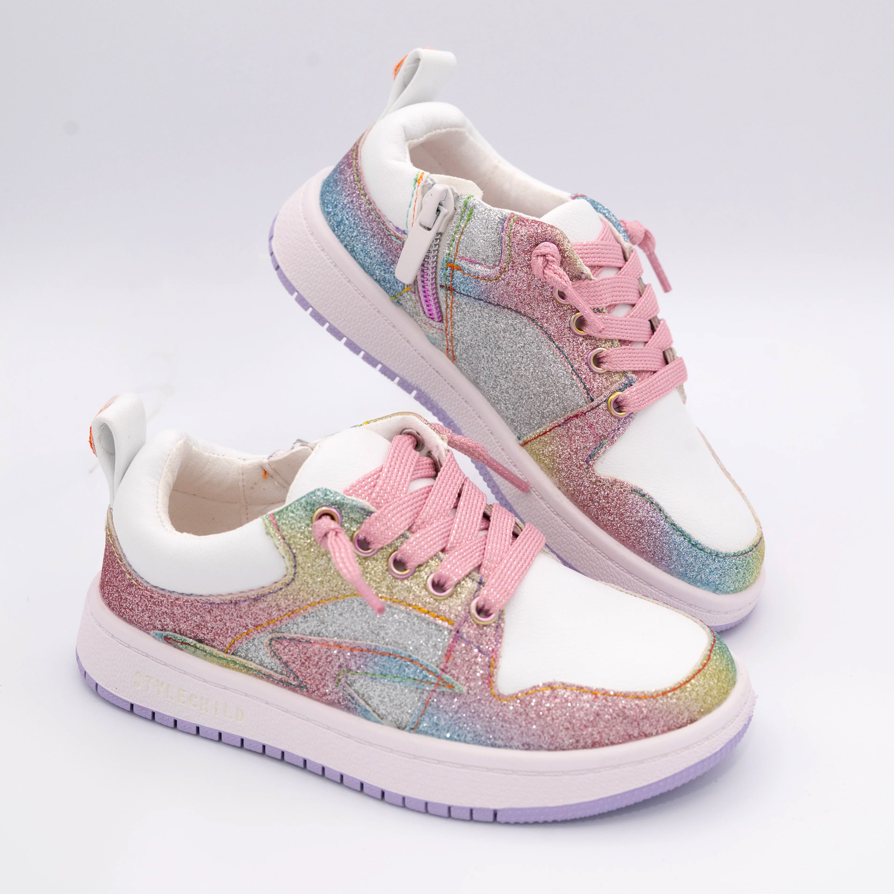 Sivan Kid's Glitter Low Sneakers | StyleChild¨ – StylechildbyJL